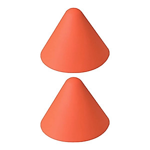 Hemoton 1 Pair Silicone Handle Holder Triangle Assist Hot Handle Holder Non Slip Pan Pot Holders Cover Heat Resistant Pot Sleeve Grip Cookware Handle for Frying Cast Iron Skillet Metal Pan Orange
