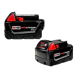 MilwaukeeTool M18 18-Volt Lithium-Ion 1/2 in. - 4 in. Force Logic High Capacity Cordless Knockout Tool Kit/W Die Set, 3.0Ah Batteries