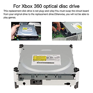 DVD Drive Replacement Part Model DG-16D2S for Microsoft Xbox 360 Xbox360