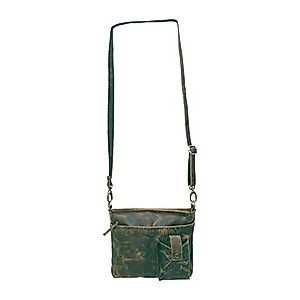 Leather Crossbody Purse for Women- Small Crossover Cross Body Bag Long Over the Shoulder Sling Womens Purses and Handbags