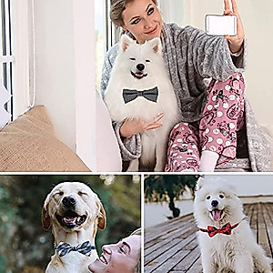Dog Bow Ties, 10pcs KOOLMOX Dog Bowties, Dog Neck Ties With Adjustable Dog Bow Tie Collar, Plaid Puppy Bow Tie For Small Medium Boy Girl Dogs Cats Pet Summer Gifts Holiday Costume Grooming Accessories