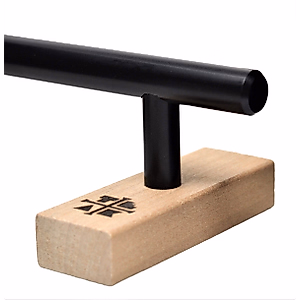 Teak Tuning Round Fingerboard Rail - Long Edition - Black Colorway - 11.25" Long, 1.75" Tall - Prolific Series