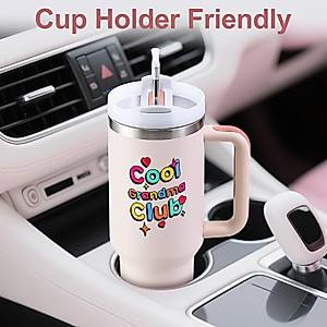 VoziSpace Cool Grandma Tumbler Birthday Gifts for Women, Mother’s Day Stainless Steel Insulated Travel Cup with Lid, Funny Gift for Nana