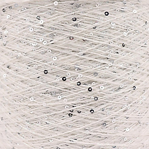 50g/Ball Shiny Gold Silver Silk 3MM Sequin Yarn DIY Knitting Sweater Hat Scarf Yarn Accessories Sewing Supplies