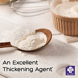 MD. Life Xanthan Gum for Baking Keto - 8oz – 100% Natural Xanthan Gum Powder - Keto Friendly & Gluten Free – Carb Free Xanthan Gum for Baking, Food Thickener & Ice Cream Stabilizer