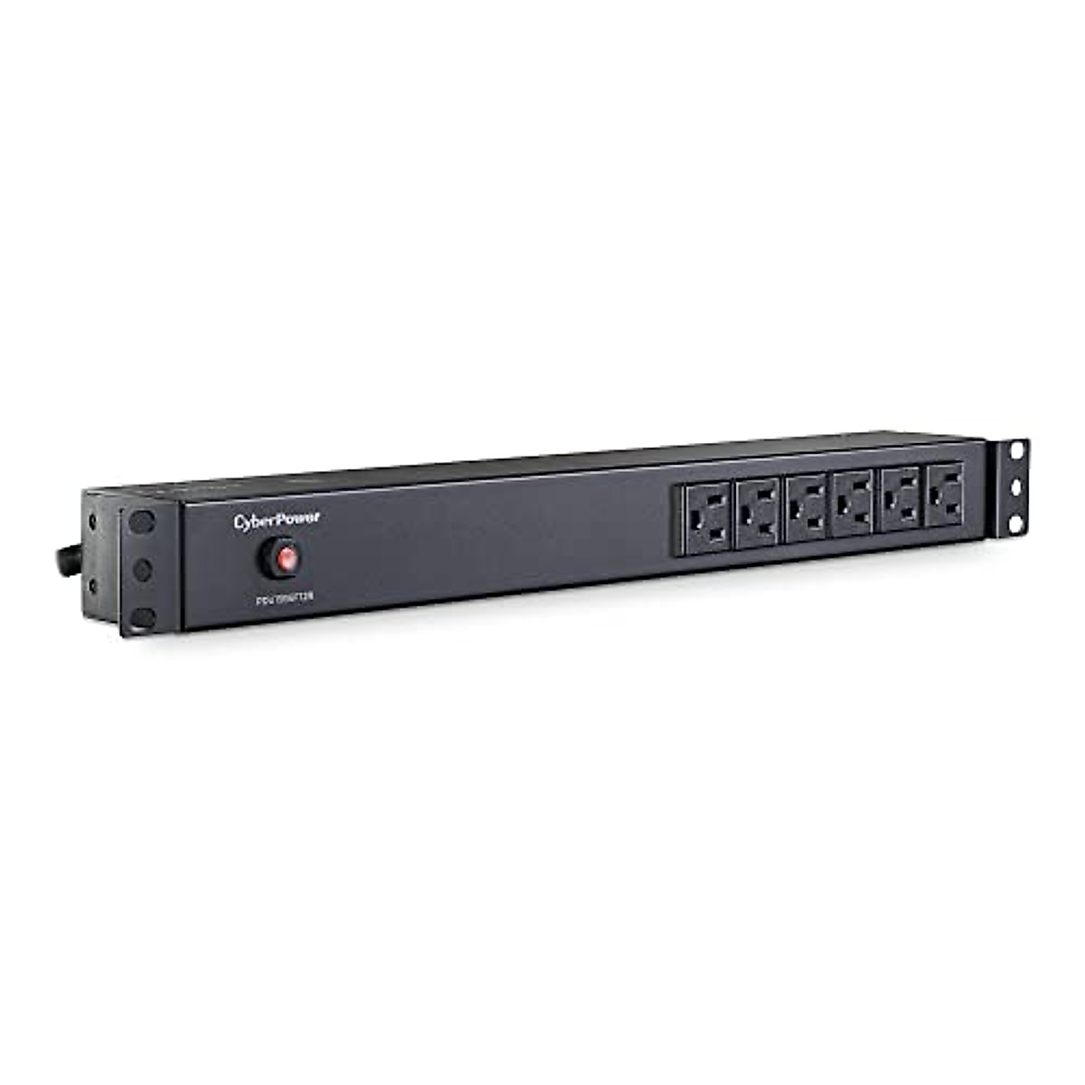 CyberPower PDU15B6F12R Basic PDU, 100-125V, 15A (Derated to 12A), 18 Outlets, 1U Rackmount
