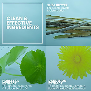 Eva Naturals Microdermabrasion Face Exfoliator and Facial Scrub - Exfoliating Facial Cleanser With Aloe, Willow Bark, Salicylic Acid - Face Wash (2 oz)