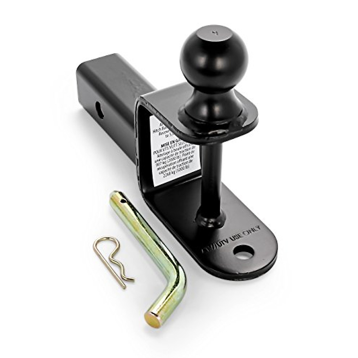 ATV/UTV Mount with Hitch Ball and Winch Strap Loop (2" Ball 2" Shank) (66025)