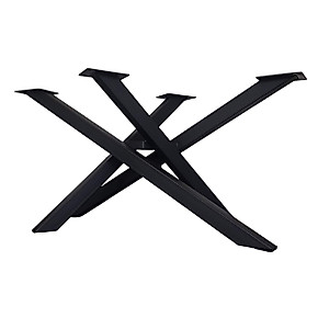 Criss Cross Metal Table Base - Any Size and Color