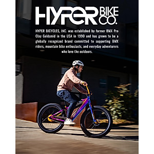 Hyper E-Ride BMX Fat Tire Electric Bike. 250w, 36v Battery, 26 X Inch Fat Tire Ebike with Pedal Assist, Single Speed, Front and Rear Disc Brakes, BMX Frame. Electric Bicycle for Adults. (Jet Fuel)