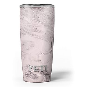 Design Skinz Slate Marble Surface V19 - Skin Decal Vinyl Wrap Kit Compatible with The Yeti Rambler Cooler Tumbler Cups