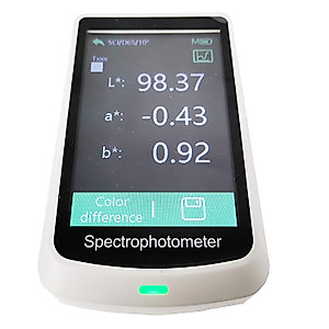 YFYIQI Spectrocolorimeter D/8 SCI Spectrophotometer Color Meter Color Difference Tester Analyzer with Single Aperture Φ11mm Illumination Aperture Repeatability ≤0.04 Accuracy 0.01 Auto Calibration