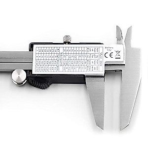 Oudtinx Electronic Digital Caliper with Extra Large LCD Screen | 0-8 Inches | Inch/Millimeter Conversion