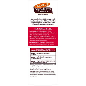 Palmer's Cocoa Butter Formula Skin Therapy Moisturizing Body Oil with Vitamin E, Rosehip Fragrance, 2 Ounces