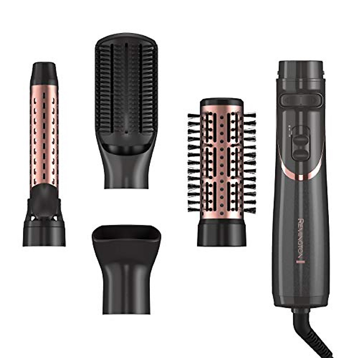 Remington Pro Hot Air Multi-Styler, 1 Count (Pack of 1), Black/Rose Gold