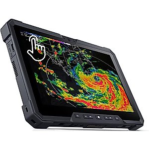 Dell Latitude 7202 RUGGED Outdoor Tablet, Core M-5Y71, 256GB SSD, 8GB ,11.6in (1366x768) Bluetooth 2 Webcams, Windows 10 Professional (Renewed)