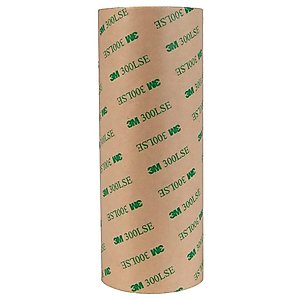 3M 9495LE Adhesive Transfer Tape - 6 in. x 15 ft. Double Coated Polyester Tape Roll with 300LSE Laminating Adhesive. Sealants and Adhesives