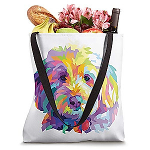 Goldendoodle Gift Labradoodle Cockapoo Color Pop Art Dog Mom Tote Bag