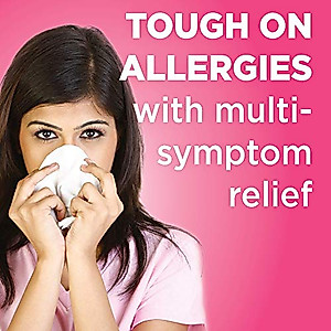 Amazon Basic Care Allergy Relief Diphenhydramine HCl 25 mg, Antihistamine Tablets for Symptoms Due to Hay Fever and Upper Respiratory Allergies, 400 Count