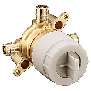 Moen U130CX M-CORE 3-Series 3 Port Shower Mixing Valve with Cold Expansion PEX Connections, or Unfinished