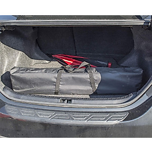 Buffalo Tools FFBAT40 Folding Bamboo Adj Table 40In, Brown