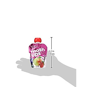 Plum Organics Mashups, Organic Kids Applesauce, Strawberry Blackberry & Blueberry, 3.17 Ounce Pouch, 4 Count