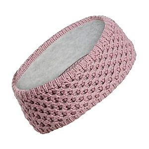 adidas Women's Crestline Knit Headband, Magic Mauve Purple/Onix Grey/Magic Mauve Purple, One Size