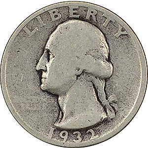 1932-S Washington Silver Quarter, G, Uncertified