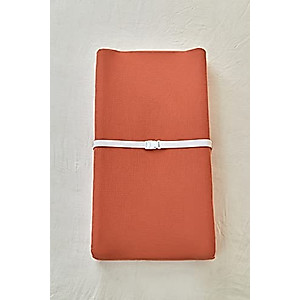 Changing Pad Cover for Baby Girls Boys, Neutral Fitted Muslin Cotton Diaper Changing Pad Sheets, Soft Brethable Changing Table Cover