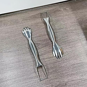 Watermelon Cutter With Integrated Fork Versatile Stainless Steel Fruit Cutter Practical Watermelon Slicer For Picnics