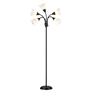 Room Essentials 5 Head Floor Lamp Black