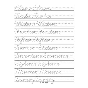 Cursive Handwriting Workbook for Teens: A cursive writing practice workbook for young adults and teens