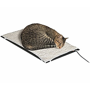 Farm Innovators Model HM-60S Small 13-Inch by 19-Inch Plastic Heated Pet Mat with Fleece Cover, 60-Watt