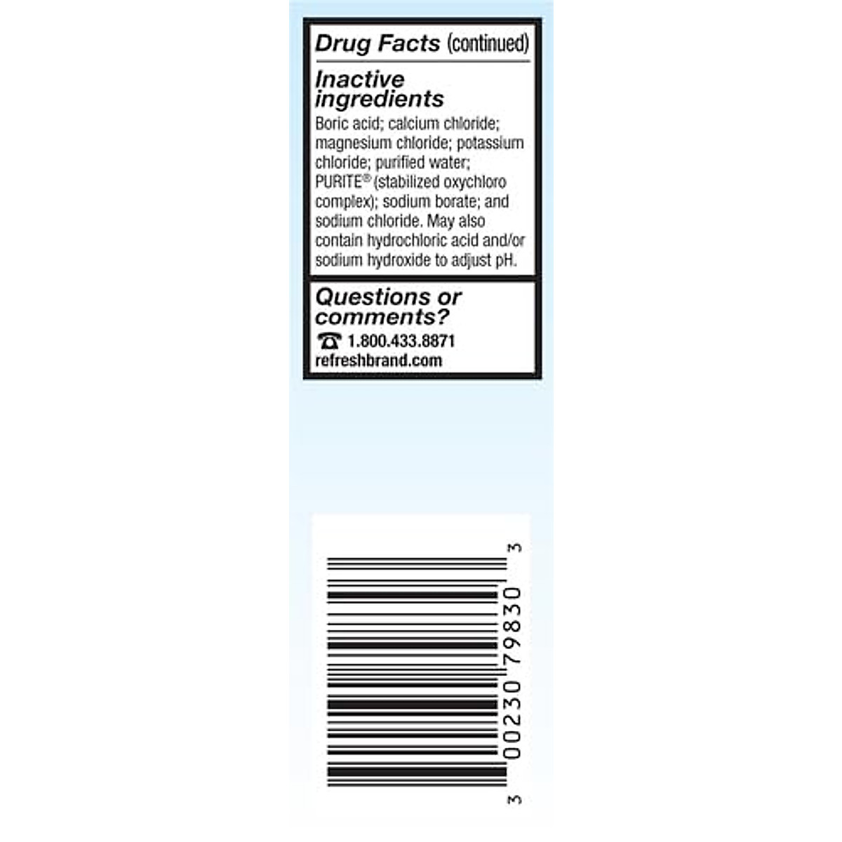 Refresh Tears Lubricant Eye Drops, 2 Count (Pack of 1)