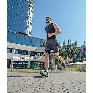 Zensah Thigh Compression Sleeve – Hamstring Support, Quad Wrap for Men and Women - Great for Running, Sports, Groin Pulls (Medium, Beige)