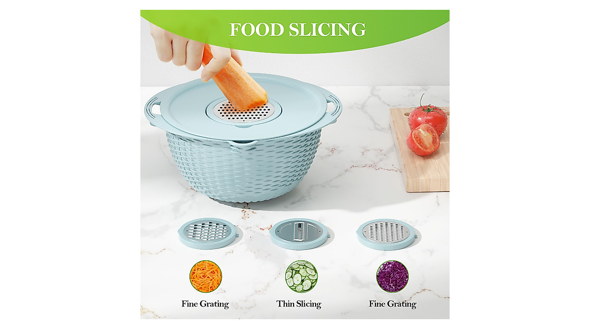 4-in-1 Kitchen Colander Set with Bowl - Versatile Food Strainers