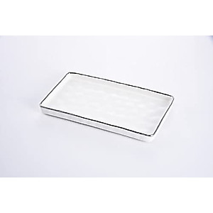 Pampa Bay Bianca Rectangular Tray