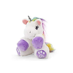 Plushible Poppy The Unicorn Stuffed Animal, 10-Inch Plush Unicorn Toy for Girls & Boys - Machine Washable Unicorn Plush, Soft Stuffed Unicorn, Valentine’s Day Gift for All