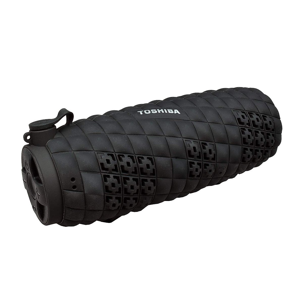 Toshiba Bluetooth Speaker | Wireless Speaker with Bluetooth Tech | 15 Hour Battery Life | Built in Microphone | Portable Speaker w/Deep Base Tech is Waterproof, Shockproof & Sandproof | TY-WSP80(K)