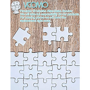 Jigsaw Puzzle 1000 Pieces for Adults, Water Resist Wooden Puzzle, VCOMO Thickened Puzzle, Floor Puzzles, 29.5”x19.7”
