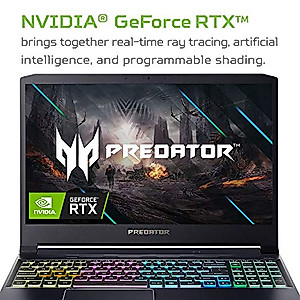 Acer Predator Triton 300 Gaming Laptop, Intel i7-10750H, NVIDIA GeForce RTX 2060, 15.6" Full HD IPS 144Hz 3ms IPS Display, 16GB Dual-Channel DDR4, 1TB NVMe SSD, WiFi 6, RGB Backlit KB, PT315-52-78W1