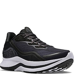 Saucony Women's Endorphin Shift 2 Running Shoe, Black/White Reflexion, 8