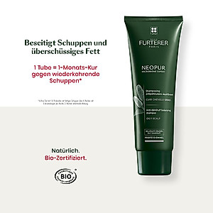 Rene Furterer NEOPUR Scalp Balancing Shampoo - For Dry Scalps Prone to Loose Dandruff - With Wild Ginger & Celery Seed - Dermatologist Tested - 5 fl. oz.