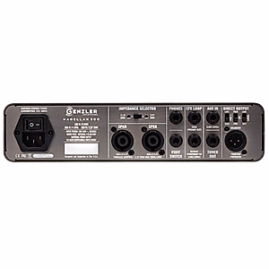 Genzler Magellan Bass Amp Head - Two Chan Pre, 400W/8 ohm, 800W/4ohm/2.67ohm