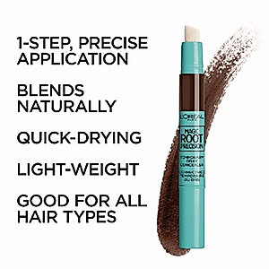 L’Oréal Paris Magic Root Precision Temporary Gray Hair Color Concealer Brush, 5 Medium Brown, 0.05 fl; oz.