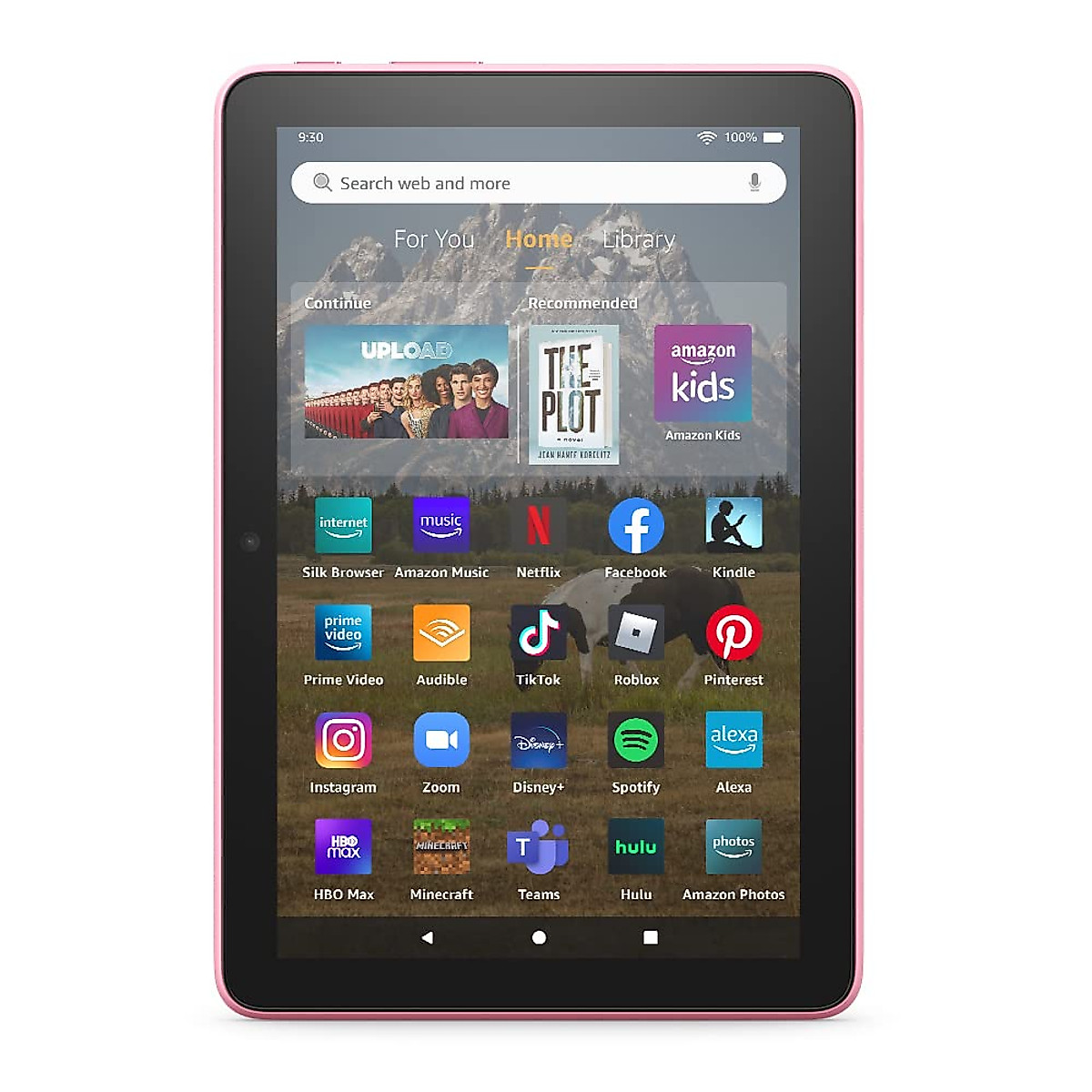 Certified Refurbished Kindle (2022 release) - Amazon Fire HD 8 tablet, 8” HD Display, 32 GB, 30% faster processor, designed for portable entertainment, (2022 release), Rose