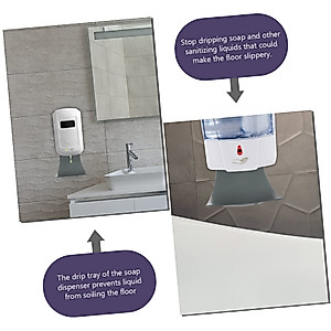 Zerodeko 1pc Water Tray Leakproof Plastic Soap Dish