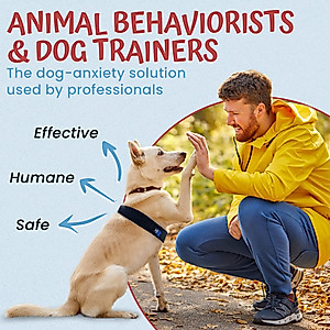 Calmr Dog SettleStrap for Help Calming Anxious & Active Dogs - Canine Pressure Strap for Comfortable & Effective Stress Relief for Dogs - Calming Dog Anxiety Vest - Dog Calming Device, USA Made, 40 in