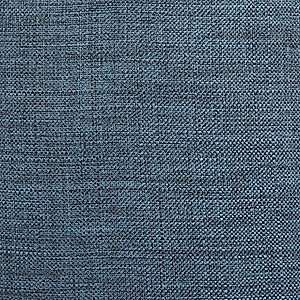 FIRST HILL FHW Round Storage Ottoman with Removable Lid Blue fabric