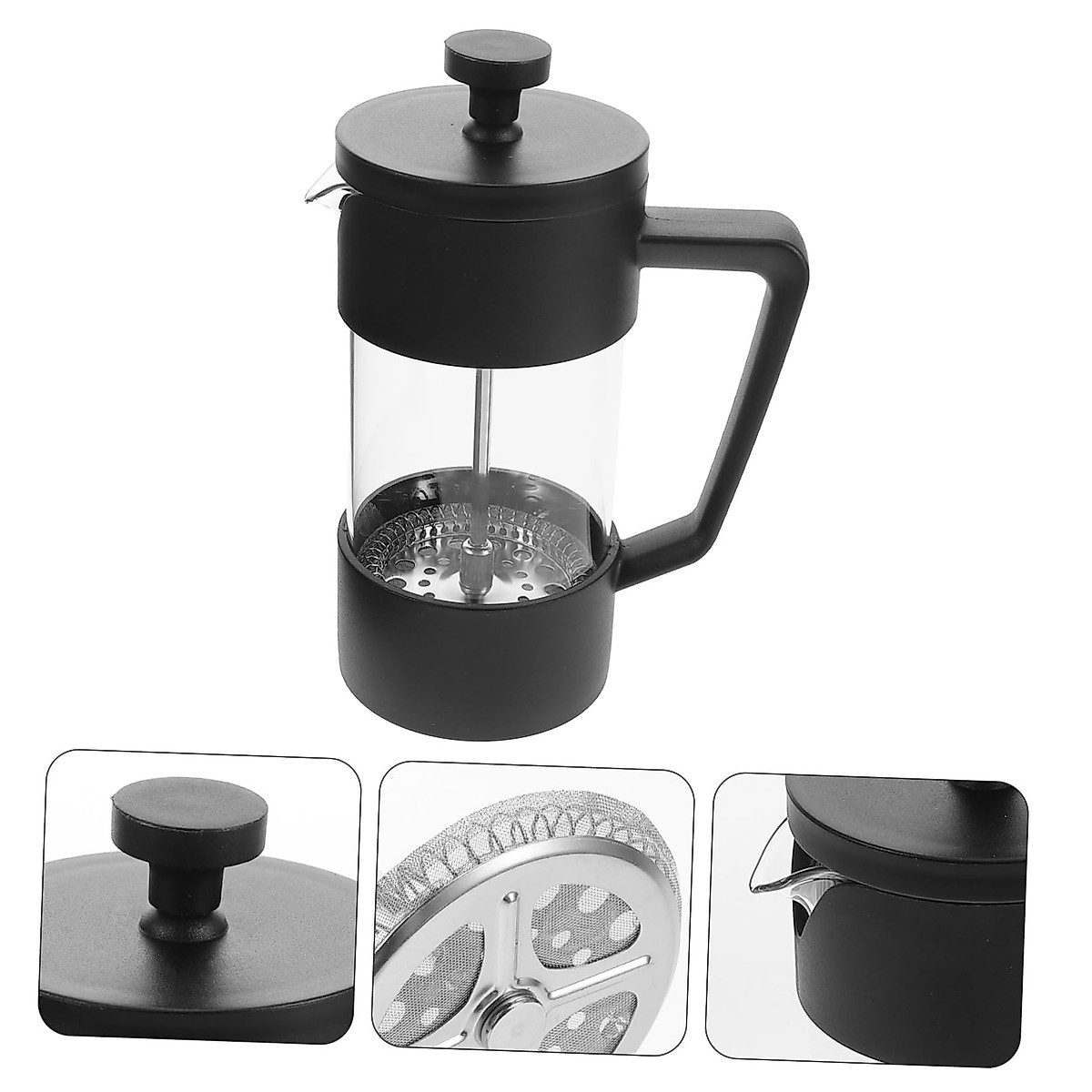 Homoyoyo Coffee Maker Black Coffee Maker Travel Coffee Maker Mugs Coffee Bar Cup Portable Coffee Maker Coffee Machine Coffee Pots Espresso Machine Accessories Tea Brewer Press Pp